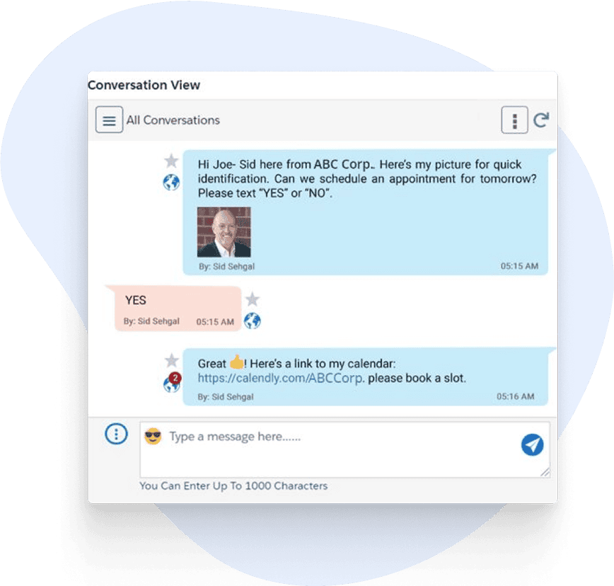 Salesforce - SMS.To